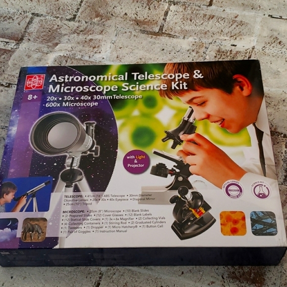 edu toy | Toys | Astronomical Telescope Microscope Science Kit | Poshmark